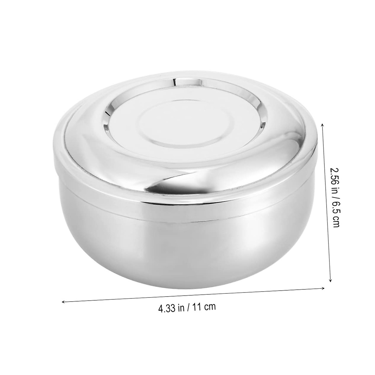 FRCOLOR Lather Bowl Shaving Soap Container Shaving Soap Bowl Shaving Bowl Container with Lid Shaving Mug with Lid Stainless Steel Containers with Lids Men Soap Wooden Travel Shaving Cream