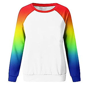 FAMOORE womens 3 piece short set outfits Love Heart Graphic Baseball T-Shirt Women Valentine's Day Color Block Shirt Splici