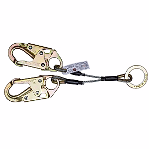 6515-SH Super Anchor 2-D Lanyard with Double Locking Steel Snaphooks