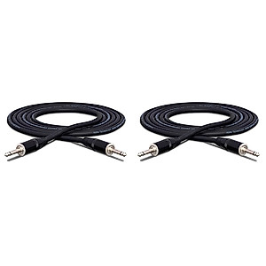 Hosa SKJ-405 REAN 1/4" TS Pro Speaker Cable, 5 Feet (Pack of 2)