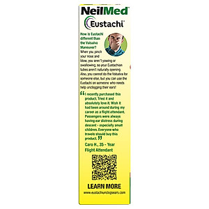 NeilMed Eustachi-Eustachian Tube Exercise-Pop Blocked Ears Safely. Helps Relieve Ear Pressure