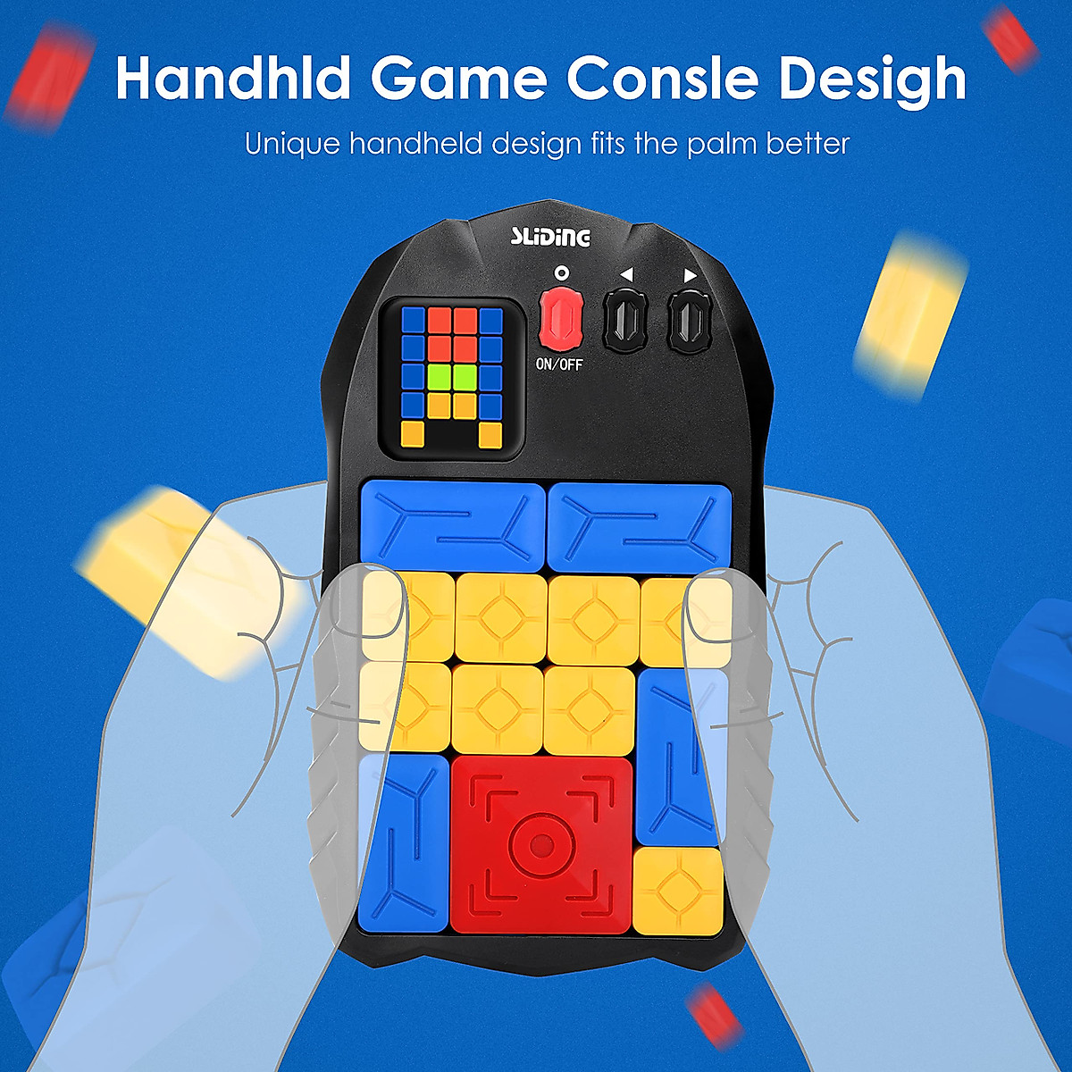 Lagerstroemia Super Slide Games, Puzzle Games - with 500+ Levels, Electronic Brain Games - STEM Learning Games, Brain Teaser Puzzle Fun for All Ages(Battery Included)