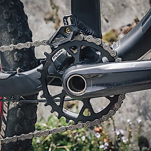 Funn Zippa Lite MTB Chain Guide, E-Type Mount (SRAM S3 Compatible), 26T-36T, Bicycle Chain Protector