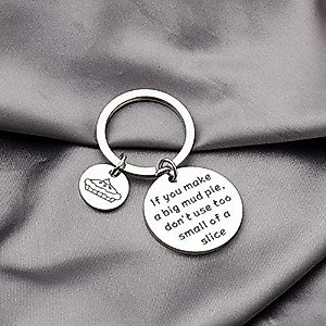 ITYSL Inspired Keychain Netflix Show Gift Comedy Lover Gift TV Show Fans Gift (make a big mud pie)