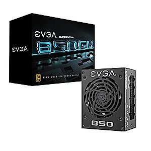 EVGA SuperNOVA 850 GM, 80 PLUS Gold 850W, Fully Modular, ECO Mode with FDB Fan, 10 Year Warranty, Includes Power ON Self Tester, SFX Form Factor, Power Supply 123-GM-0850-X1