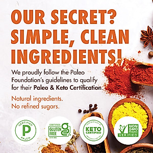 Kevin's Natural Foods Keto and Paleo Simmer Sauce Variety Pack - Stir-Fry Sauce, Gluten Free, No Preservatives, Non-GMO - 3 Pack (Teriyaki/Thai Coconut/Korean BBQ)