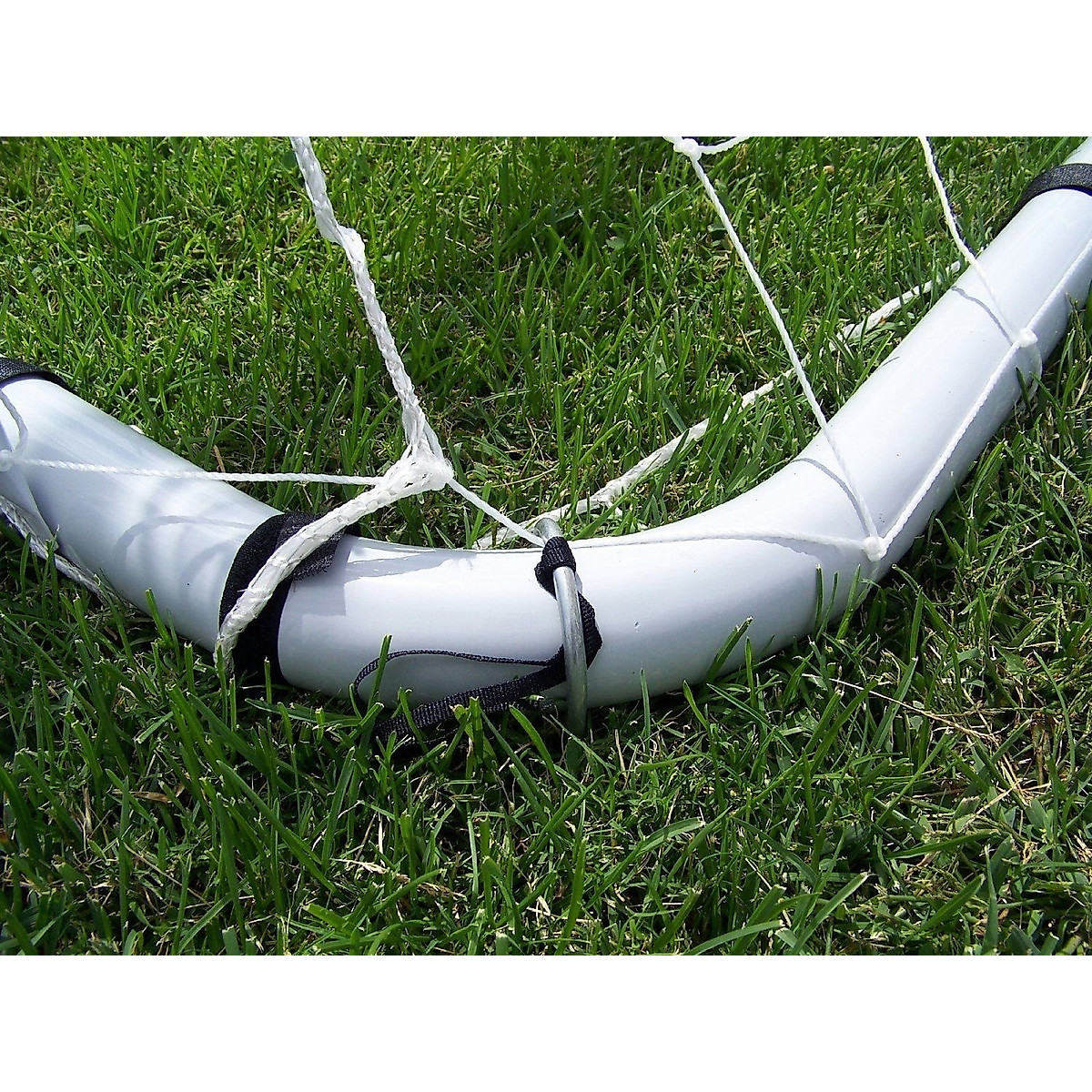 Official Size 24 X 8 X 5 Ft. Steel Soccer Goal. Heavy Duty Frame w/Net. Tournament, Regulation Size. Professional Portable Practice Training Aid. 24 X 8, 24x8(1Net)