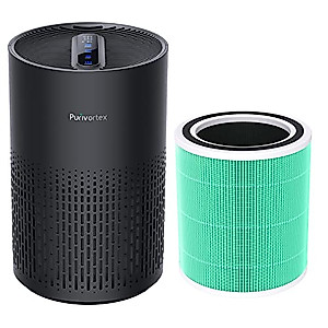 Air Purifiers Plus One More HEPA Filter for A11ergies, Pollen, Smoke, Dusts, Pets Dander, Odor, Hair, Ozone Free, 20db Quiet cleaner for Bedroom, Room, Kitchen and Living Room, SGS Certificaion