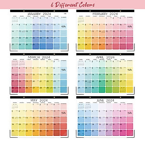 2023 Desk Calendar - Large Desk Calendar 2023, 12'' x 17'', January 2023 - December 2023, Cut-line for Tearing Off, 2 Corner Protectors & Hanging Holes, Perfect Desk/Wall Calendar for You