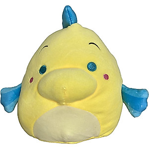 Squishmallow Official Kellytoy Disney Characters Squishy Soft Stuffed Plush Toy Animal (Flounder, 5 Inch)