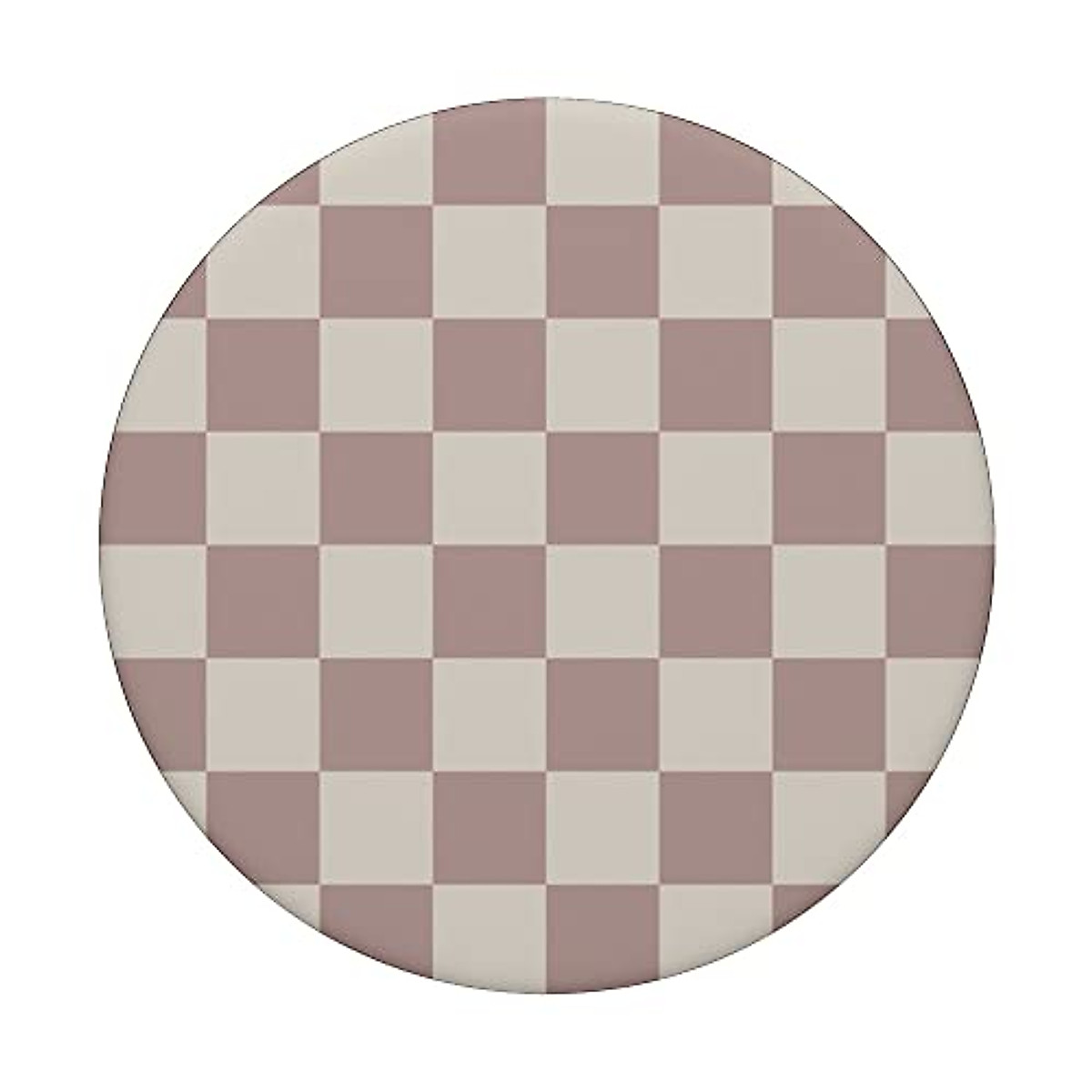 Beige Brown Checkered Checked Pattern Check Design #218 PopSockets Swappable PopGrip