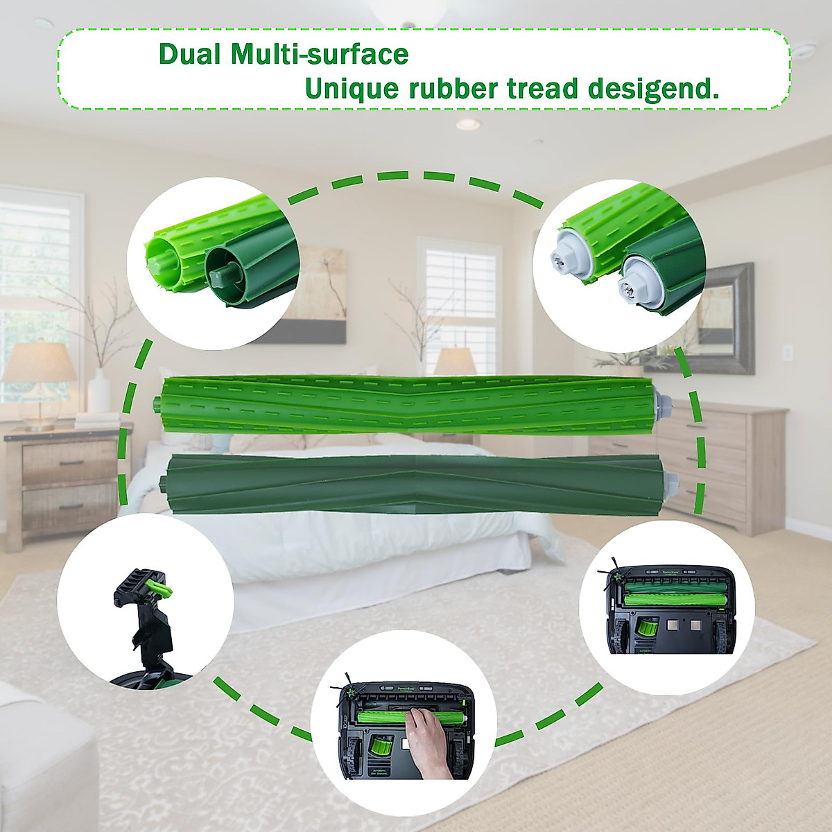 Replacement Parts for iRobot Roomba s9 (9150) s9+ s9 Plus (9550) s Series Robot Vacuum Cleaner Accessory Kit