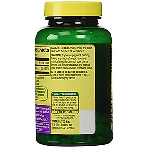 ONLY 1 IN PACK Spring Valley Fast-Dissolve Vitamin B12 2500 Mcg, Metabolism Support, 120 Tablets cherry flavor
