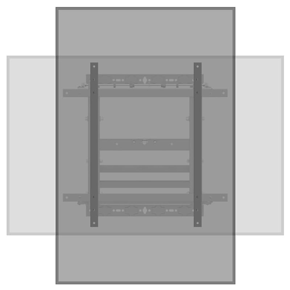 Mount-It! Video Wall Mount with Pop Out Function, Digital Signage TV Menu Board Mount for 32 to 70" TVs, Up to VESA 400x400, Commercial Grade 110 Lbs Capacity