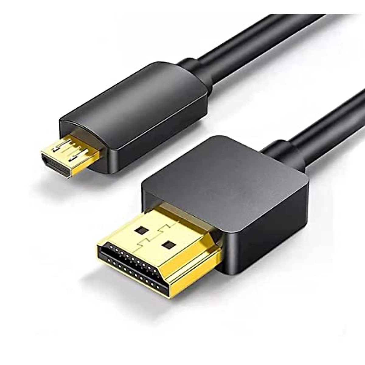 Micro USB to HDMI TV 4k Cable 1.5M/5FT, 1080P HD Video and Audios Compatible with MHL Phone or Tablet to a HDTV Monitor or Projector, Enjoy Big Screen HD Pictures