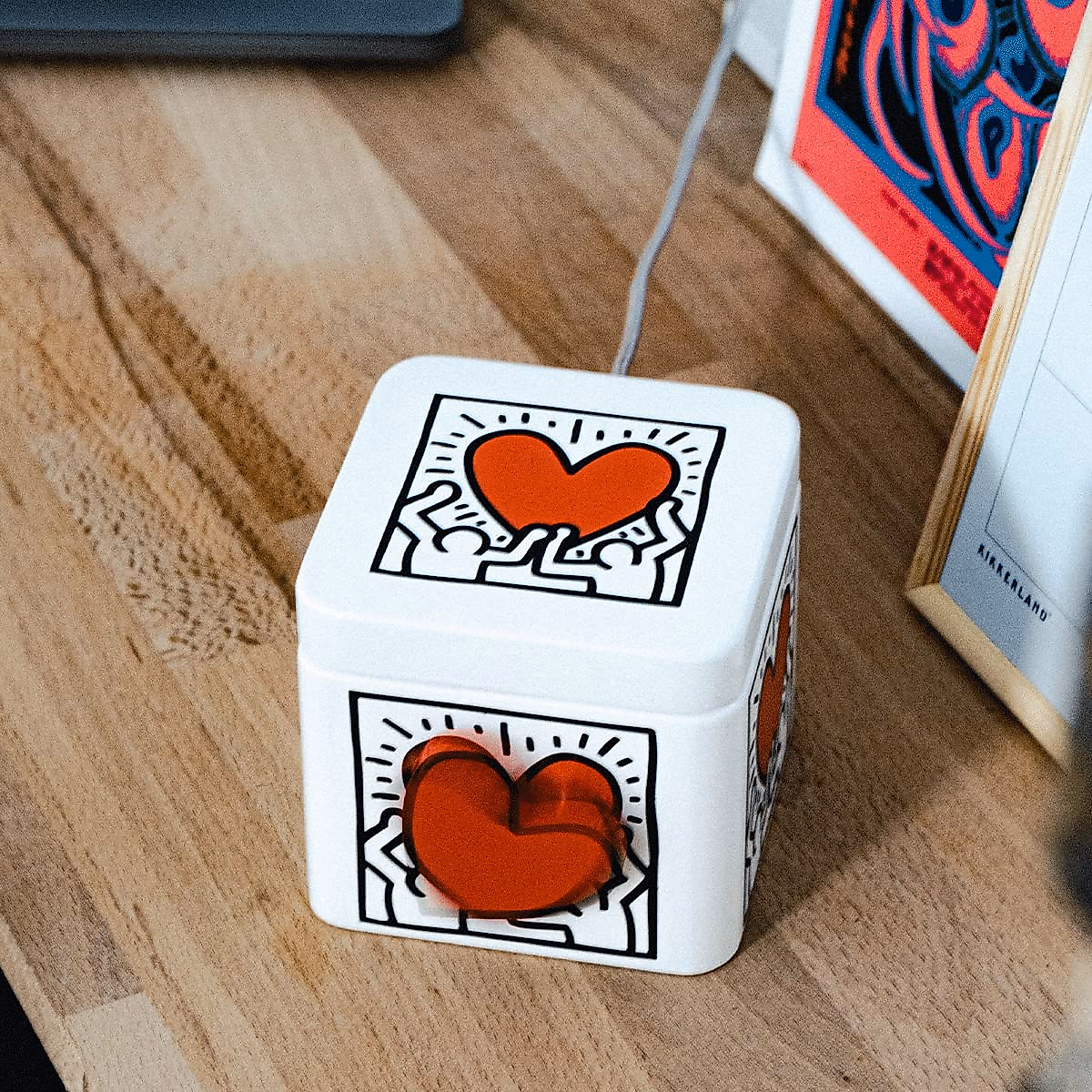 Keith Haring Lovebox | Mother's Day Luxury Gift | Gift for Art Lover | Gifts for Boyfriend, Girlfriend, Couple