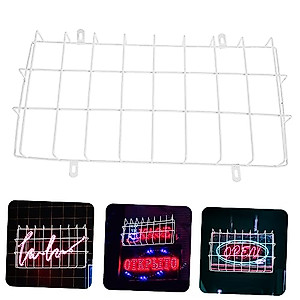 BUTIFULSIC LED Air Conditioner Wrought Iron Emergency Light Wire Cover White