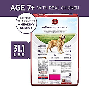 Purina ONE High Protein Dry Senior Dog Food Plus Vibrant Maturity Adult 7 Plus Formula - 31.1 lb. Bag