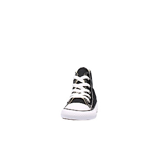 Converse Chuck Taylor All Star High Top Shoe, Black, 4 Infant (0 - 12 Months)