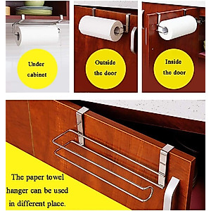 Stainless Steel Kitchen Paper Hanger Sink Roll Towel Holder Hanger Organizer Rack Pano Paper Towel Holder Under Cabinet