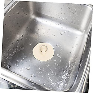 HOLIDYOYO 6pcs Rubber Sink Stopper Kitchen Sink Plug Sealing Sink Stopper Bathroom Drain Plug Drain Plug with Bathtub Drain Kitchen Sink Stopper Bathtub Stoppers Tub Drain Parts White