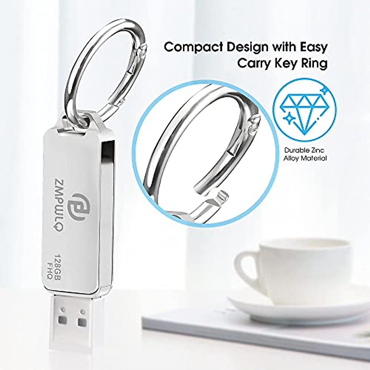 Computer-Photos-Backup-Photo-Stick 128GB Easy One Click Backup-Thumb-Drive Photo-Storage-Device-for-Computer Laptop PC Memory USB Flash Photo Finder Sticks Pictures Mac Transfer Album Keeper Windows