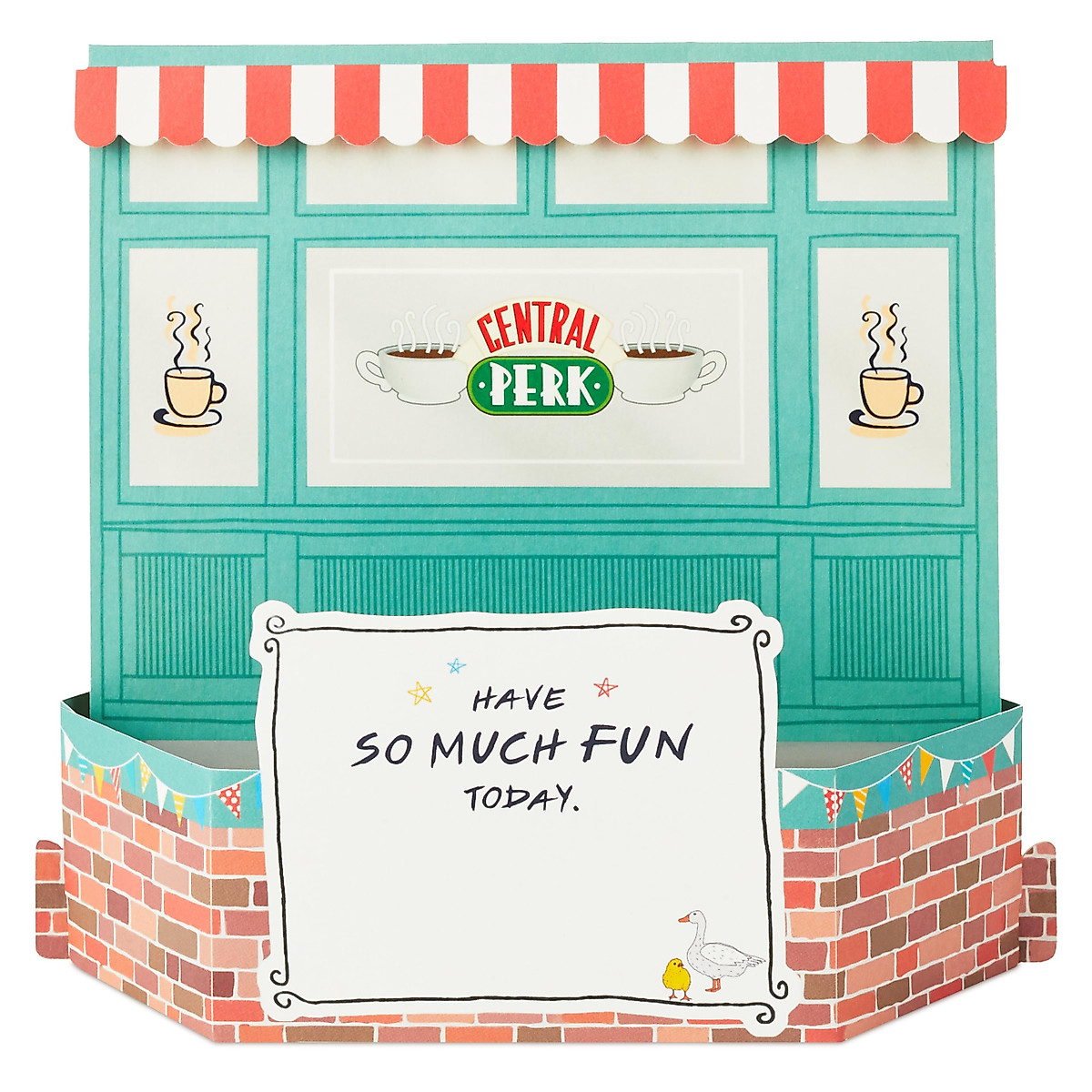 Hallmark Paper Wonder Friends Pop Up Card (Central Perk Couch) for Birthdays, Graduations, Celebrations