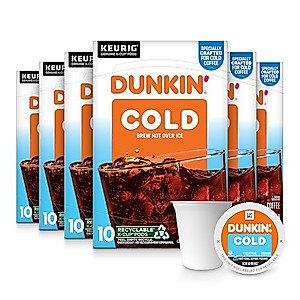 Dunkin' Cold Coffee, 60 Keurig K-Cup Pods