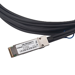 10Gtek 100G QSFP28 to 4X 25G SFP28 Breakout DAC Passive Direct Attach Copper Twinax Cable for Cisco QSFP-4SFP25G-CU3M, Ubiquiti, Arista, Supermicro and More, 3-Meter(10ft)