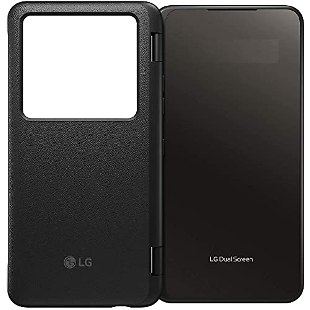 LG V50 Dual Screen Case - DualScreen 6.2" OLED FHD Display Case for LG V50 ThinQ 5G Smartphone, Original Cover LM505N (Case Only) - Black