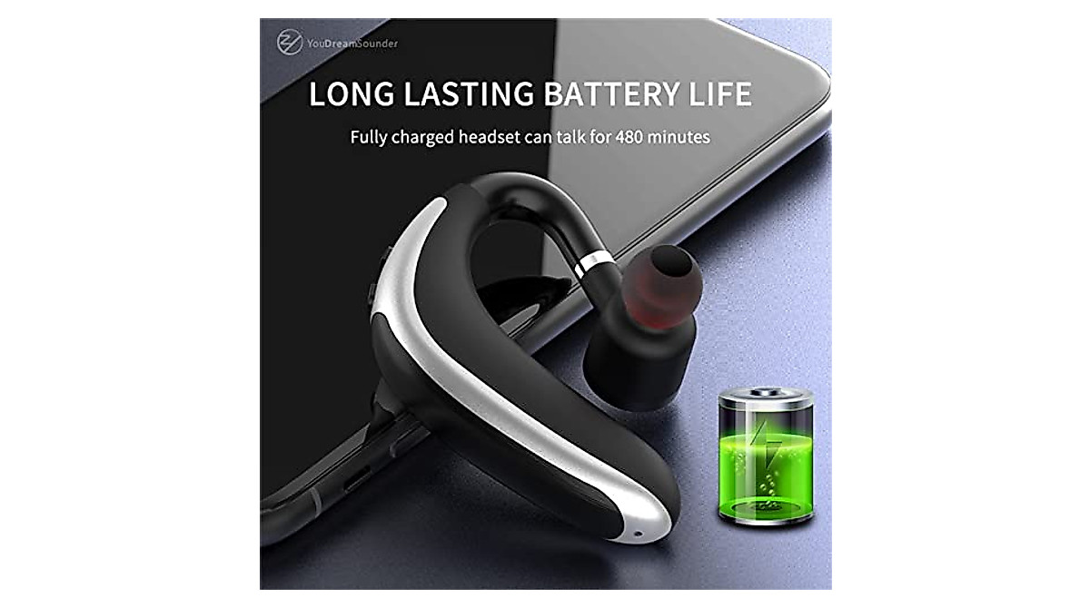 Single Ear Bluetooth Headset - Wireless Convenience