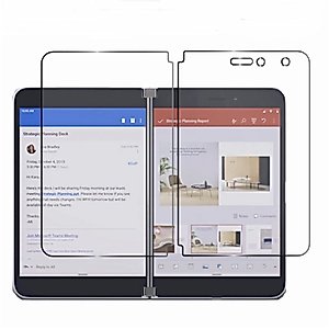 Yhuisen Soft Clear Matte Nano Anti-Explosion Guard Film Compatible with Microsoft Surface Duo 2 2021 (1pcs Left+1pcs Right) Tablet Screen Protectors (Color : Matte)