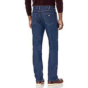 Dickies Men's Warming Temp-IQ Denim 5-Pocket Jean, Stonewashed Indigo, 34W x 30L