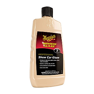 Meguiar's M0716 Mirror Glaze Show Car Glaze, Exceptional Polish Restores a Deep Wet Shine - 16 Oz Bottle