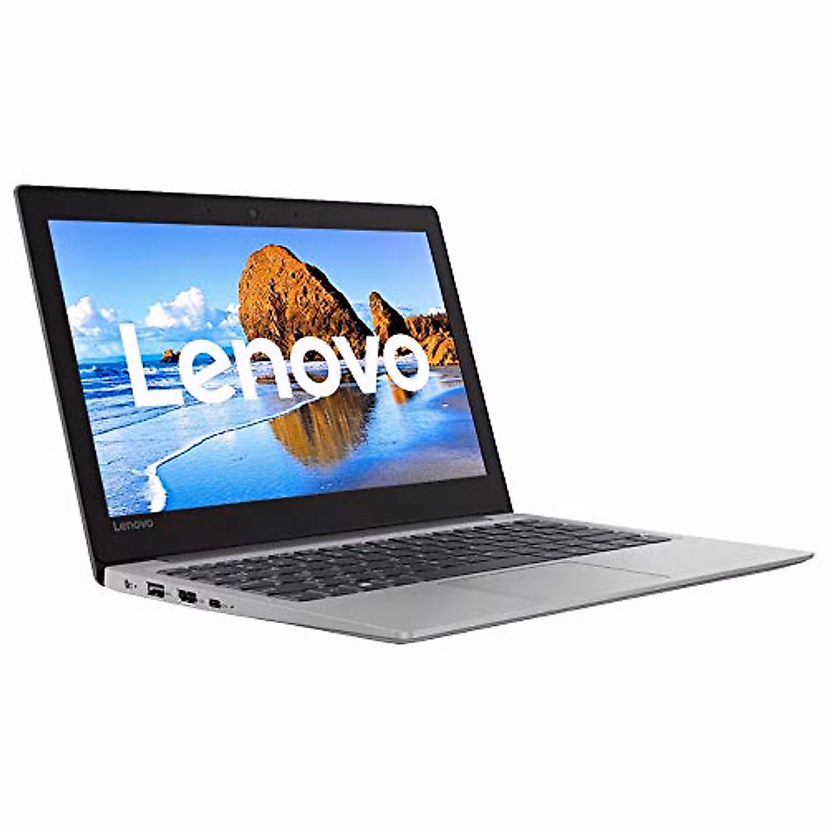 Lenovo 130S-11IGM 11.6" HD Laptop, Intel Celeron N4000, 4GB RAM, 64GB eMMC, 1-Year Office 365, Windows 10 in S Model - Gray