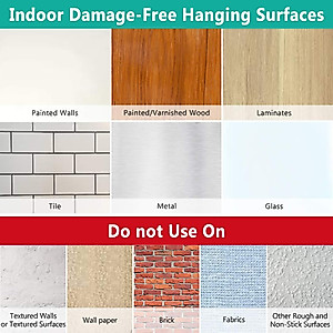 WALI Remote Control Holder Wall Mount 2 Pack, 8 Inch Hole-Free TV Remote Holder Wall Mount No Need to Drill Holes Adhesive Remote Control Wall Holder for 3 or 4 Remote Controls, White (WMH002-W)