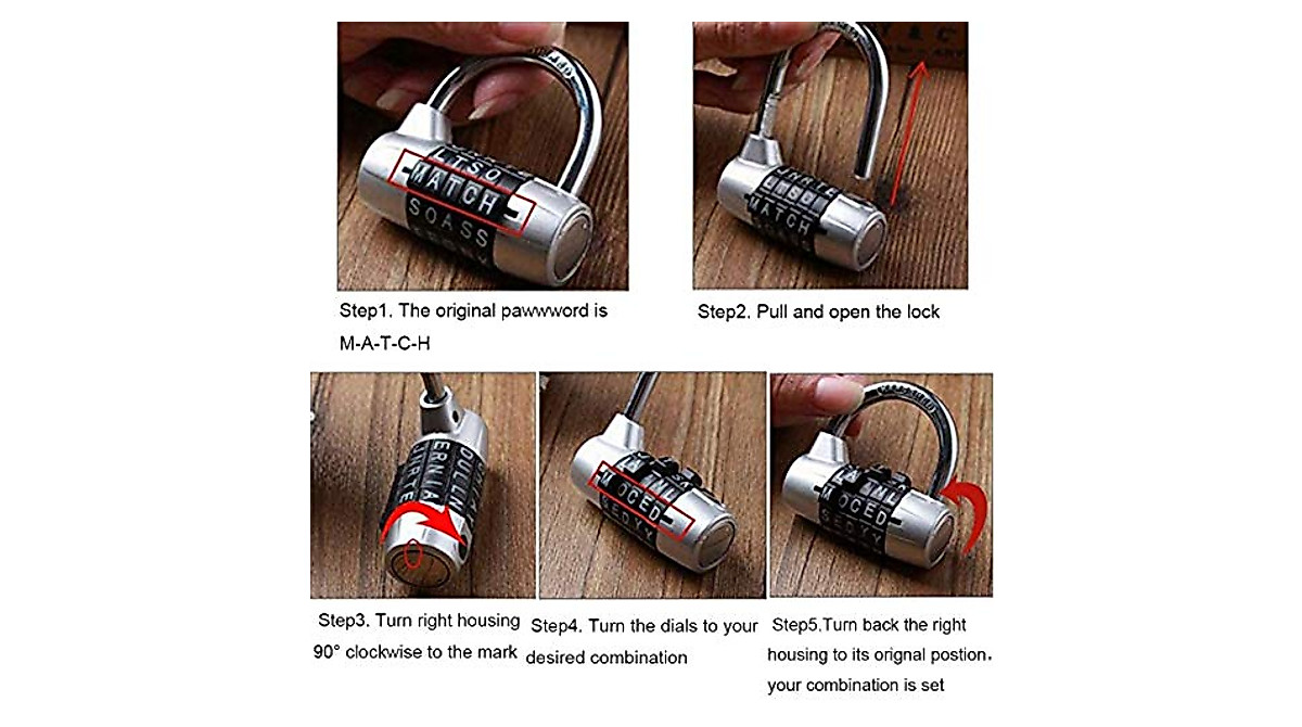 Secure Your Valuables with Our 5-Digit Padlock