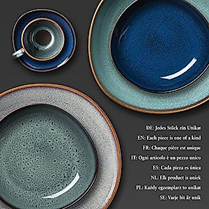 Villeroy & Boch Lave Bleu Bowl, 6.5x2 in, Blue