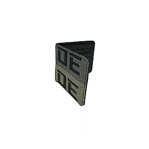 Racing wallet with bride fabric leather Grey Brown_AB