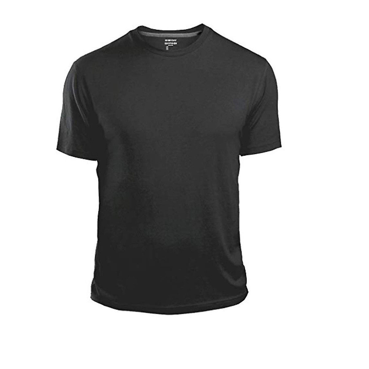 GAP Men's Crew Neck Cotton T Shirt Everyday Quotidien Solid Color (Charcoal, Large)