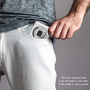 Digital Camera, 1080P HD 2.4 Inch IPS Display Mini Compact Pocket Camera with 16X Zoom, Portable and Rechargeable Video Camera for Adults, Students, Kids, Travel (Space Silver)