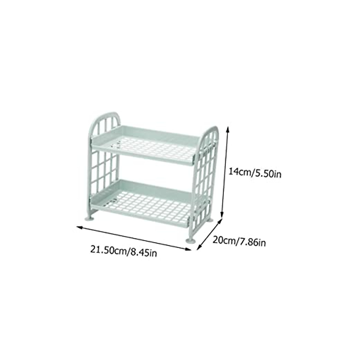 Cabilock 4Pcs Storage Rack freestanding Bathroom Counter Shelf Bathroom Organizer countertop Hair Product Organizer Shelves for cabinets Storage Holder Shelf Office Bookshelf Desk pp