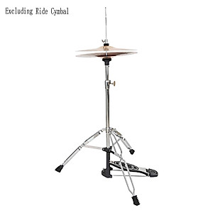 Professional Foldable Hi-Hat Stand,Control Style Drum Hi-Hat Cymbal Stand with Pedal (Cymbals not included)