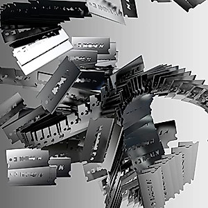 30 Feather FHS-10 Japanese Steel Razor Blades - Refill for OneBlade Core, Hybrid, & Genesis Razors - Single Blade Razor