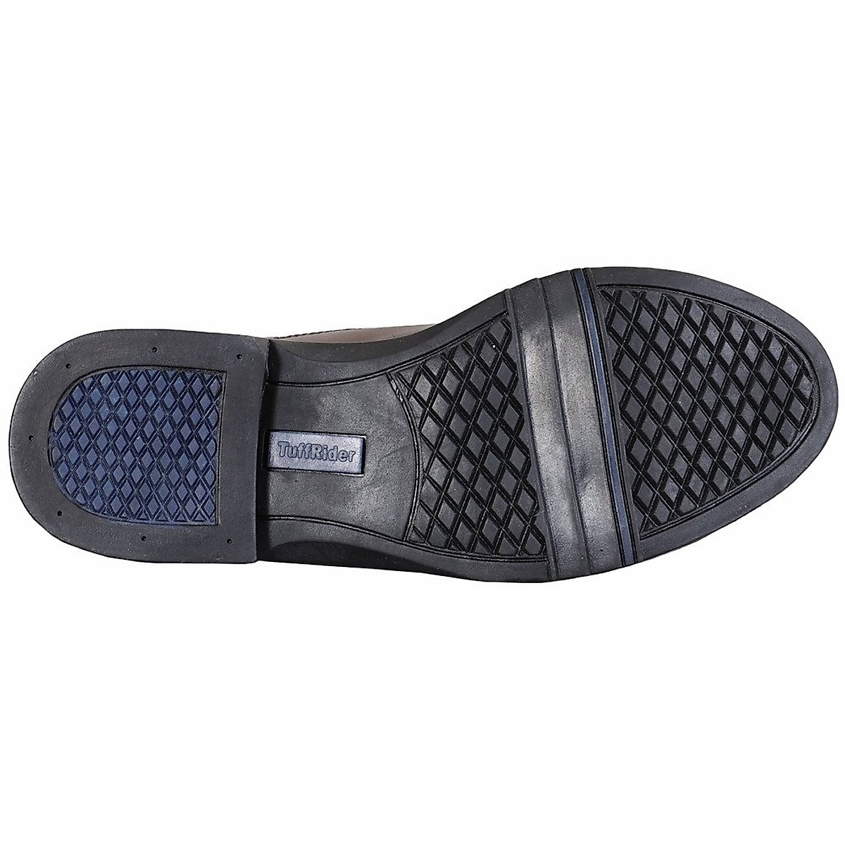 TuffRider Ladies Starter Front Zip Paddock Boots with FREE Assorted Striped Socks | Women's Horse Riding Equestrian Boots - Black -Size 7