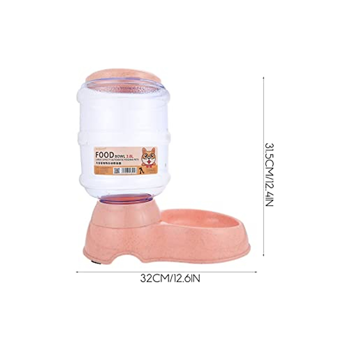 Ipetboom Automatic Gravity Dog Feeder Automatic Pet Feeder Food Dispenser: Dog Cat Dry Food Dispenser Dog Food Bowls Pet Feeding Container for Cats Dogs and Other Animals Dog Automatic Water Bottle