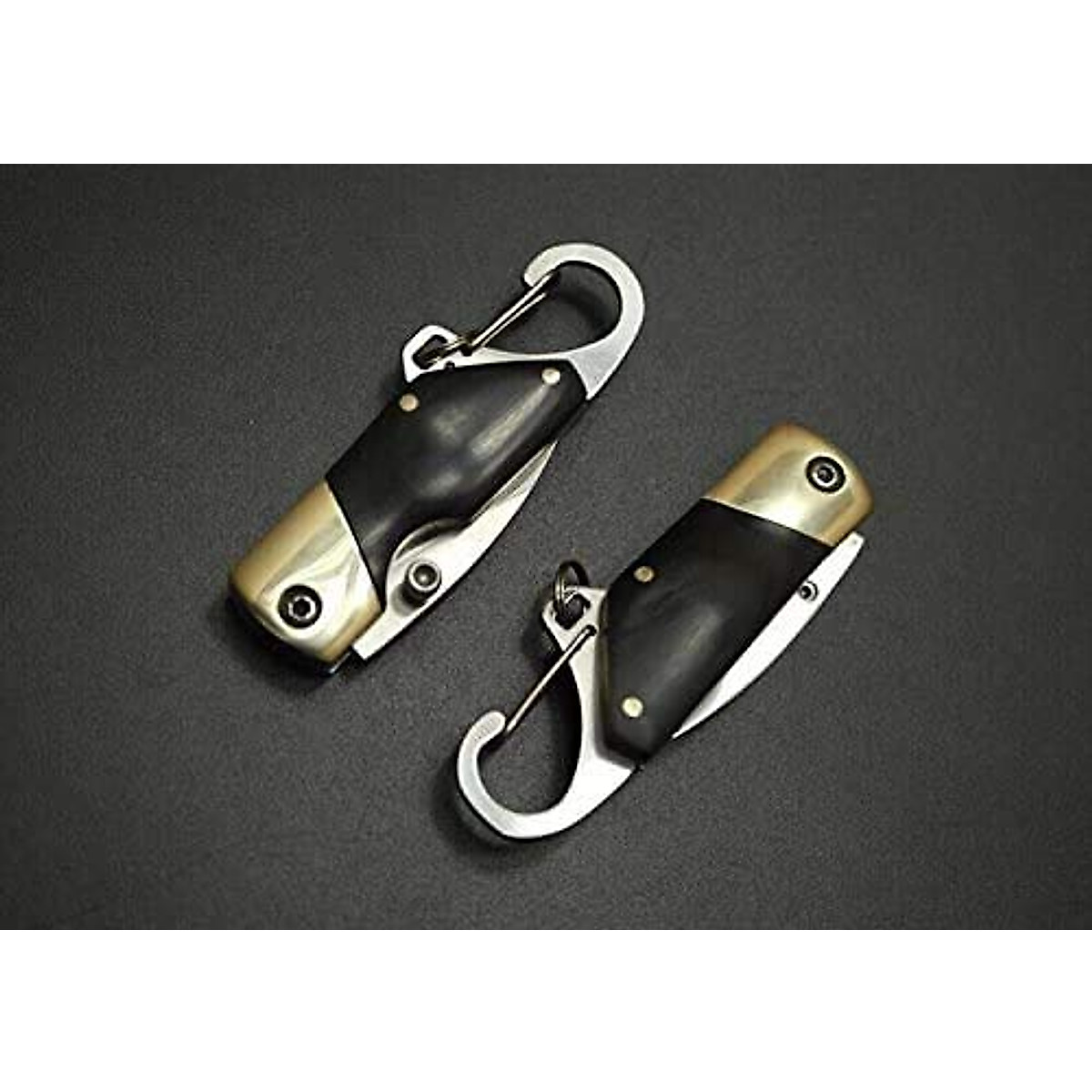 SZHOWORLD EDC Sandalwood Mini Pocket Camping Keychain Knife, World's Smallest All Purpose Pocket Knife Flat Blade, Easy to Open Grips, The Ideal Every Day Carry