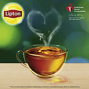 Lipton Family-Size Iced Tea Bags Picked At The Peak of Freshness Unsweetened Tea Can Help Support a Healthy Heart 6 oz (24 Count, Pack of 1)