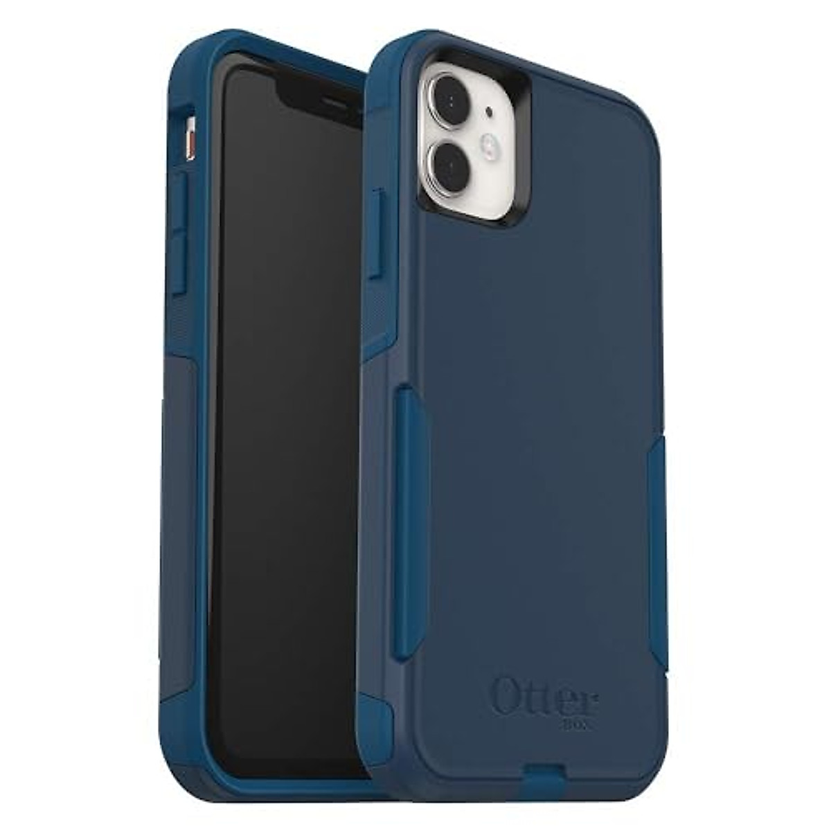 OtterBox iPhone 11 Commuter Series Case - BESPOKE WAY (BLAZER BLUE/STORMY SEAS BLUE), slim & tough, pocket-friendly, with port protection