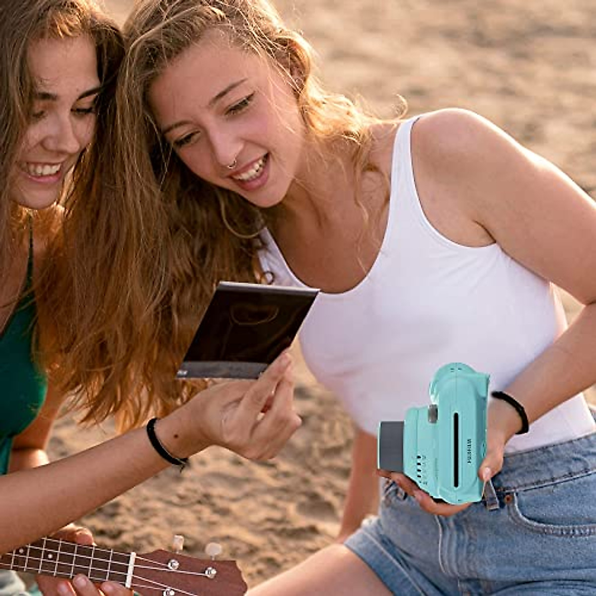 FujiFilm Instax Mini 9 Instant Camera + Fujifilm Instax Mini Film (60 Sheets) Bundle with Deals Number One Accessories Including Carrying Case, Selfie Lens, Photo Album (Lime Green)